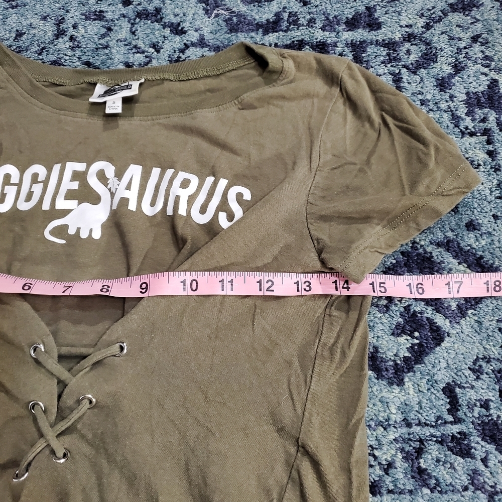 Jurassic Word Veggie Saurus Shirt - Gem